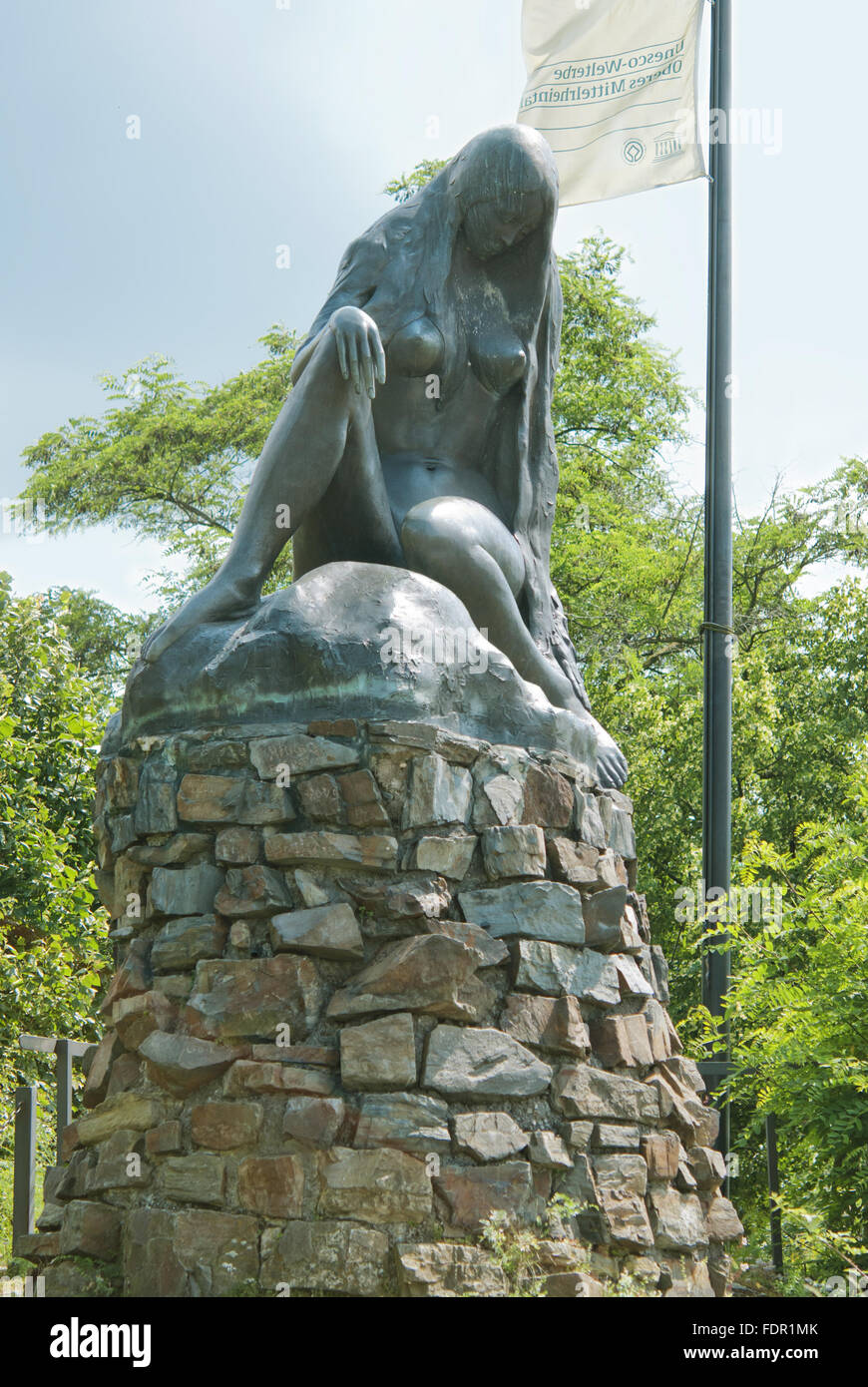 Lorelei Statue Rhine River Germany Stockfotos und -bilder Kaufen - Alamy