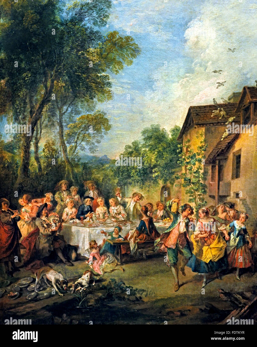 Le repas de noces -Fotos und -Bildmaterial in hoher Auflösung – Alamy