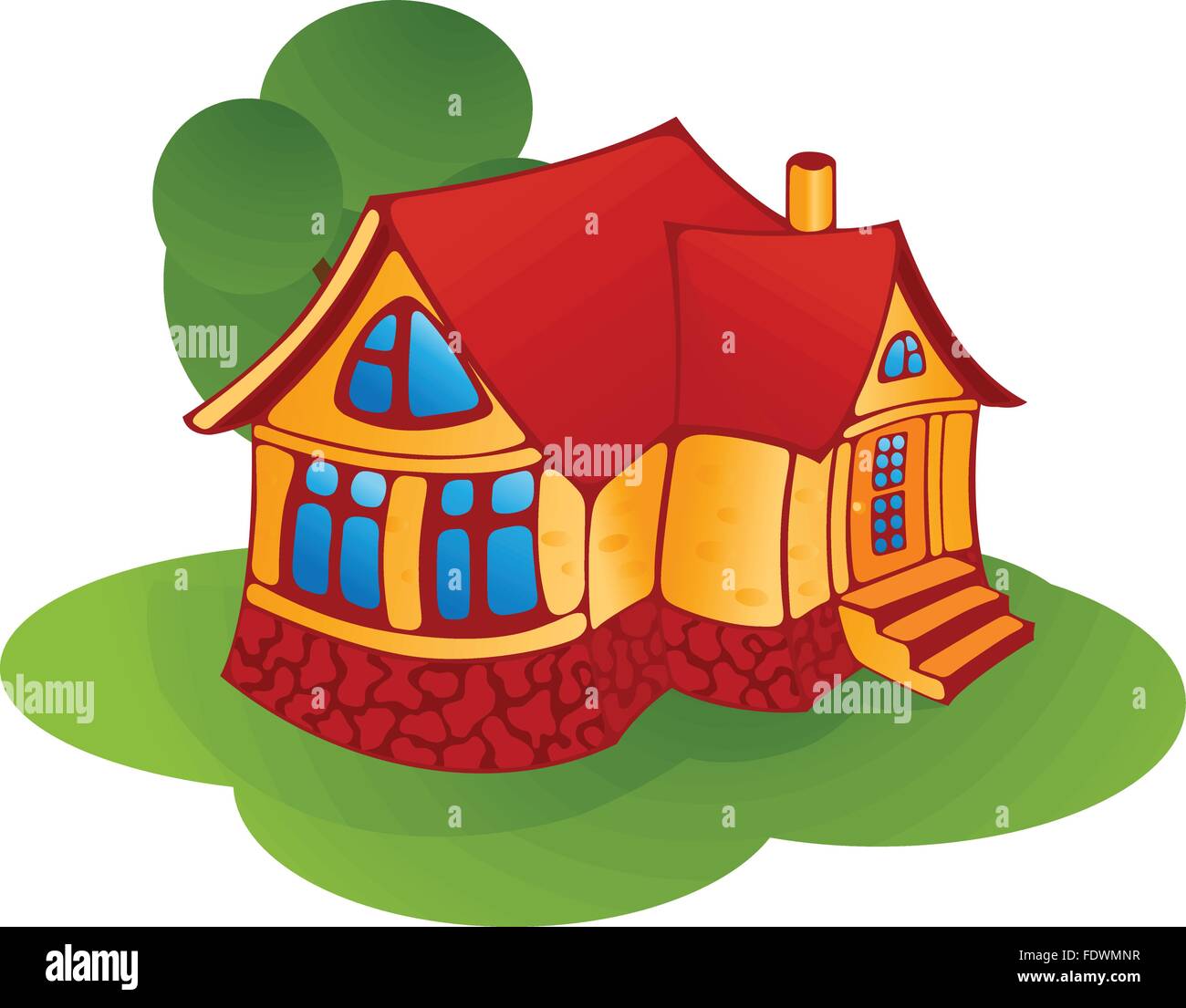 Cartoon house -Fotos und -Bildmaterial in hoher Auflösung – Alamy