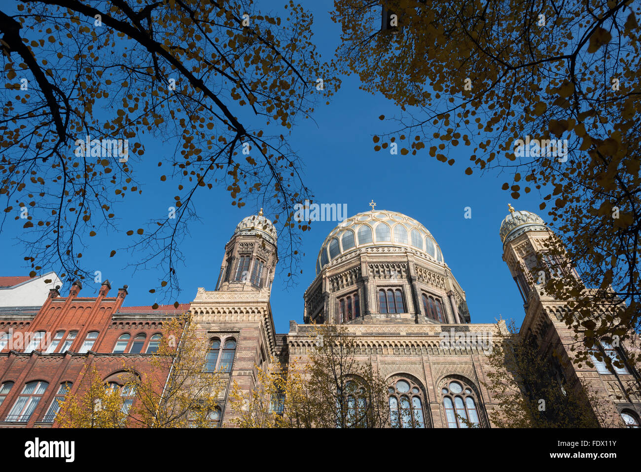 Berlin, Deutschland, neue Synagoge in der Oranienburger Straße in ...