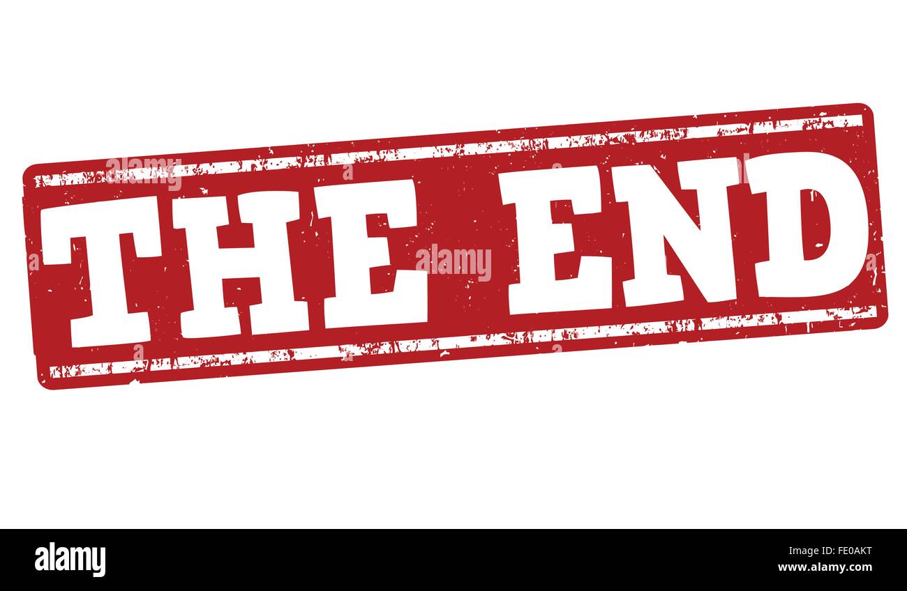 Das ende Stock-Vektorgrafiken kaufen - Alamy