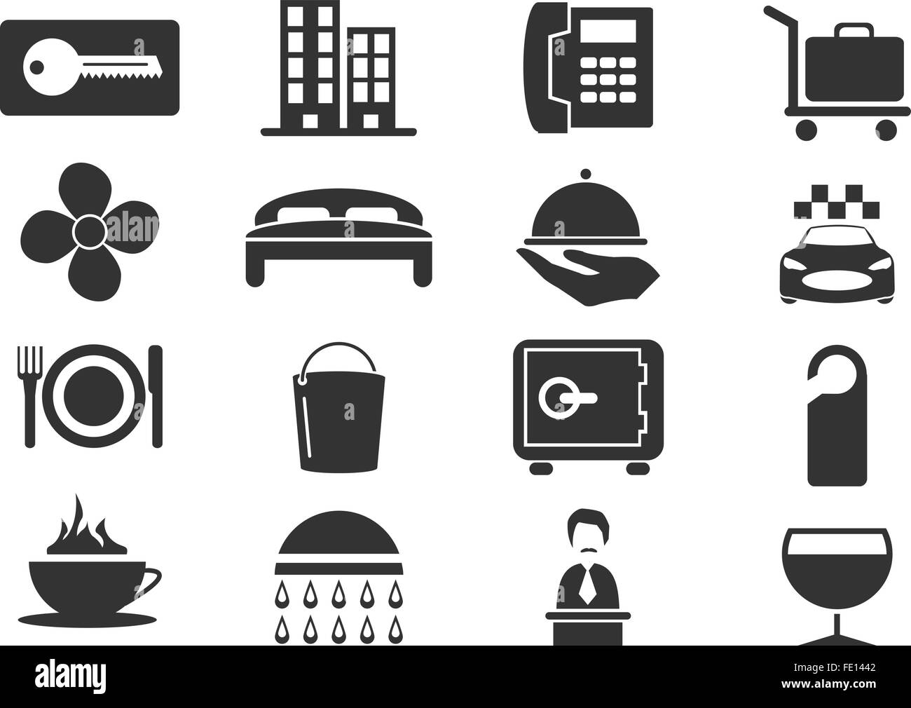 Raum icons Stock-Vektorgrafiken kaufen - Alamy