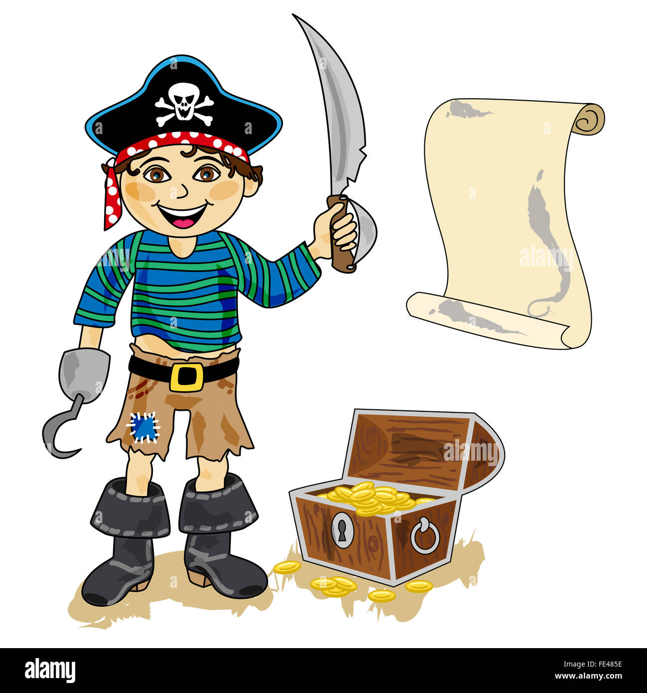 Cartoon pirat -Fotos und -Bildmaterial in hoher Auflösung – Alamy