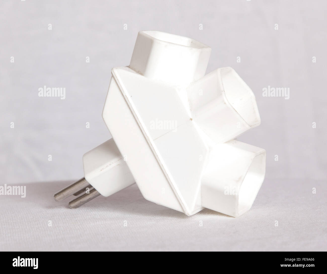 Internationalen AC Stecker Steckdose, Schweiz, isoliert Stockfotografie ...