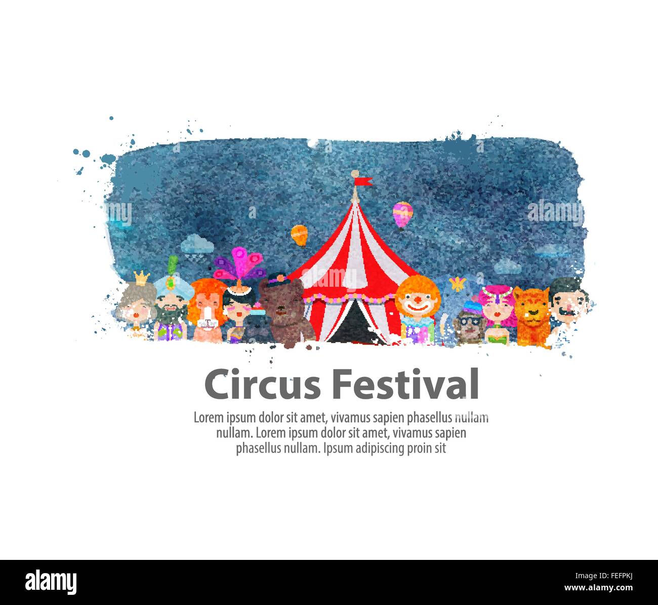 Circus illustration -Fotos und -Bildmaterial in hoher Auflösung – Alamy