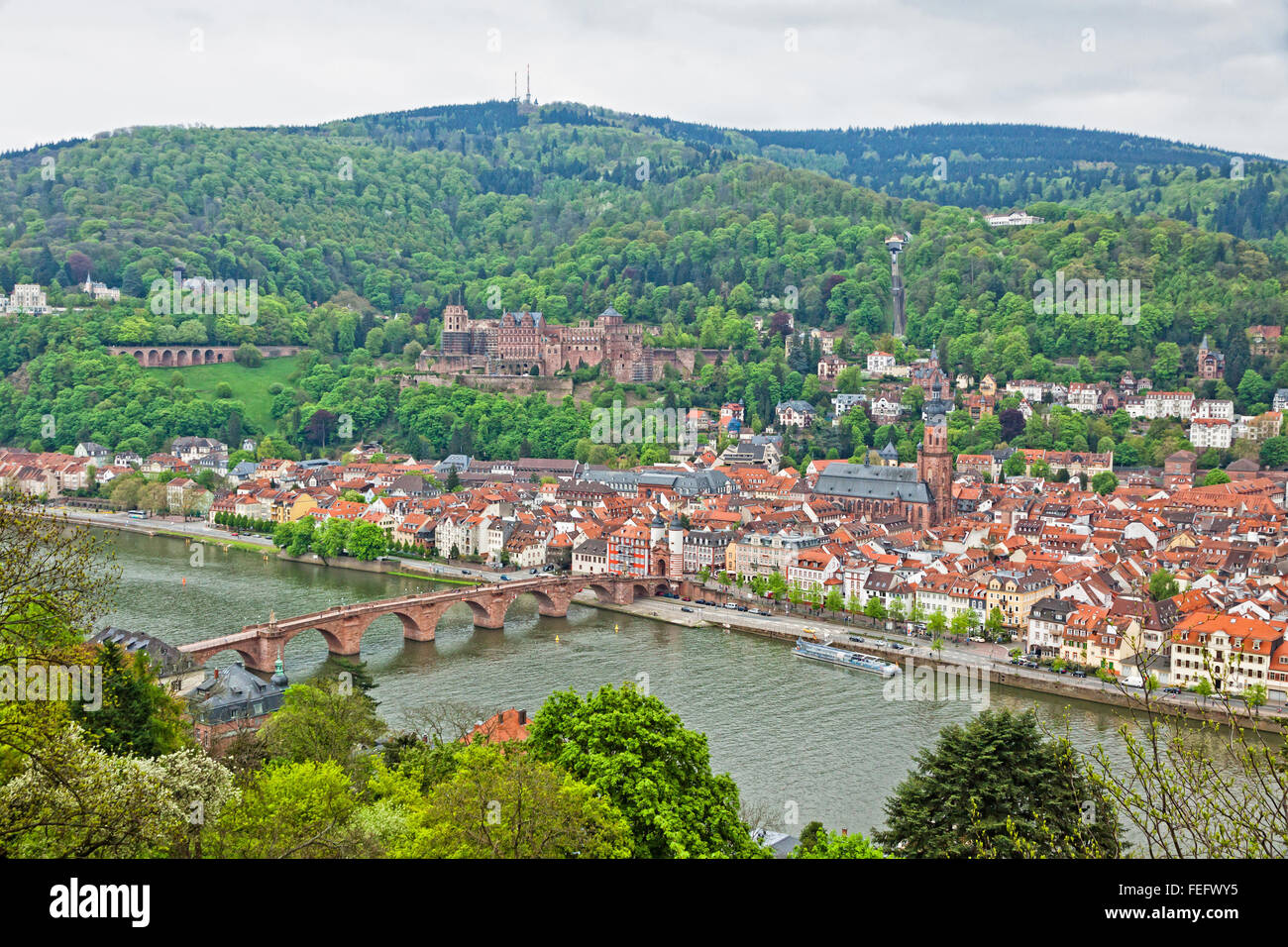 Heidelberger altstadt luftbild -Fotos und -Bildmaterial in hoher ...