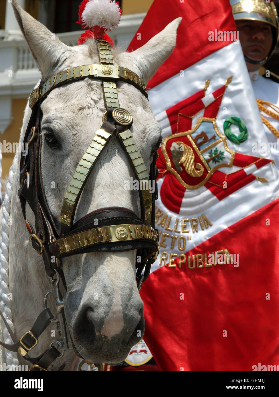 Peruvian flag -Fotos und -Bildmaterial in hoher Auflösung – Alamy