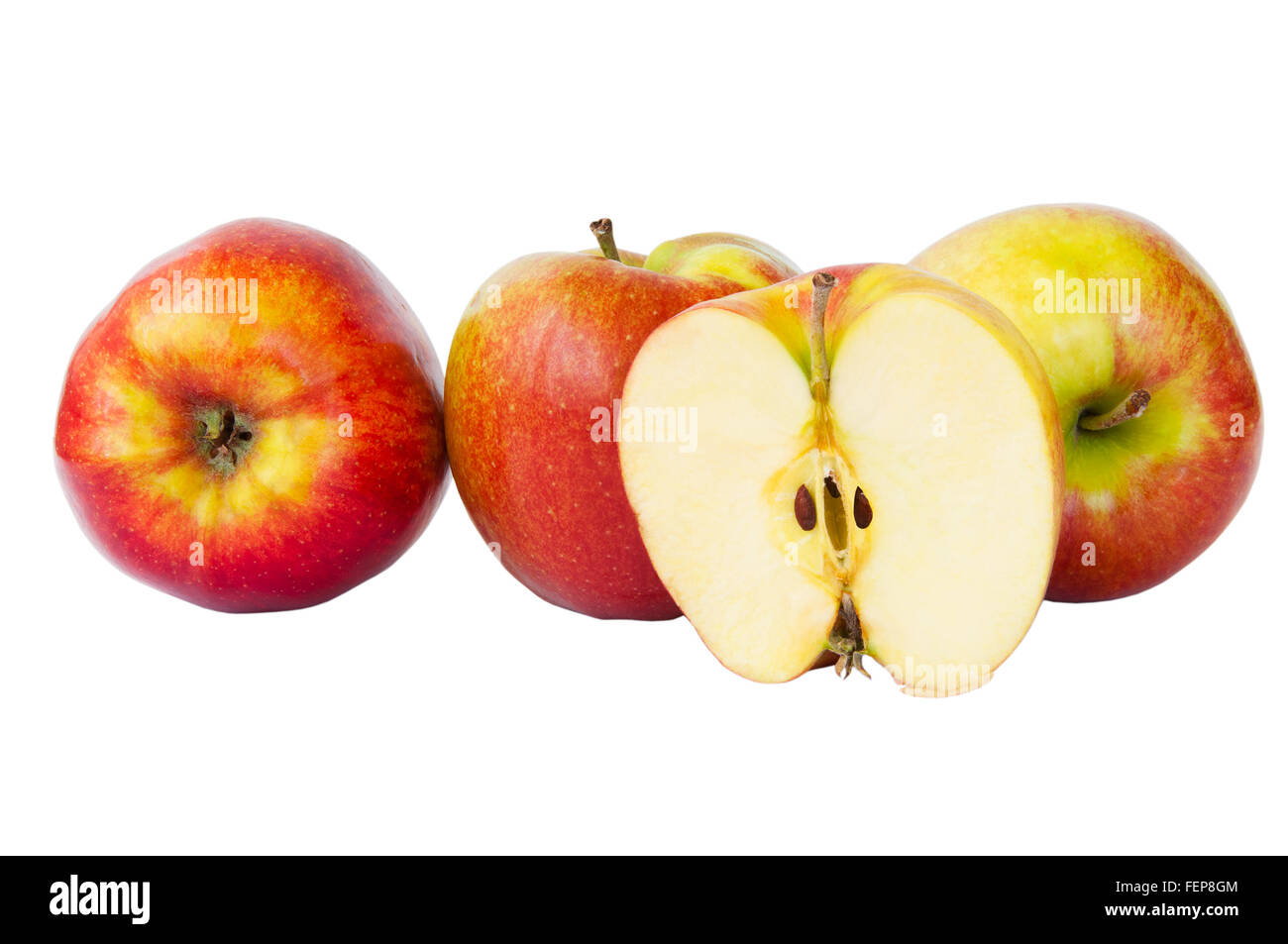 Red flesh apples -Fotos und -Bildmaterial in hoher Auflösung – Alamy