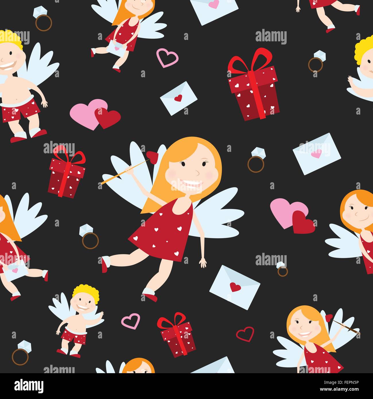 Illustration cupid love cartoon -Fotos und -Bildmaterial in hoher ...