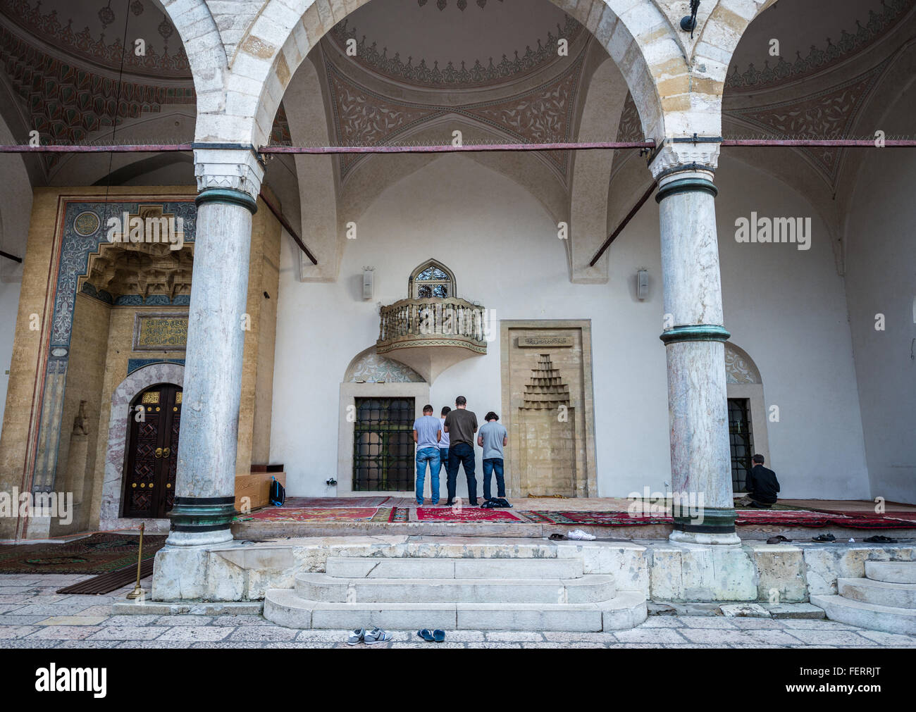 Gazi Husrev-beg-Moschee in alte Stadt von Sarajevo, die größte ...