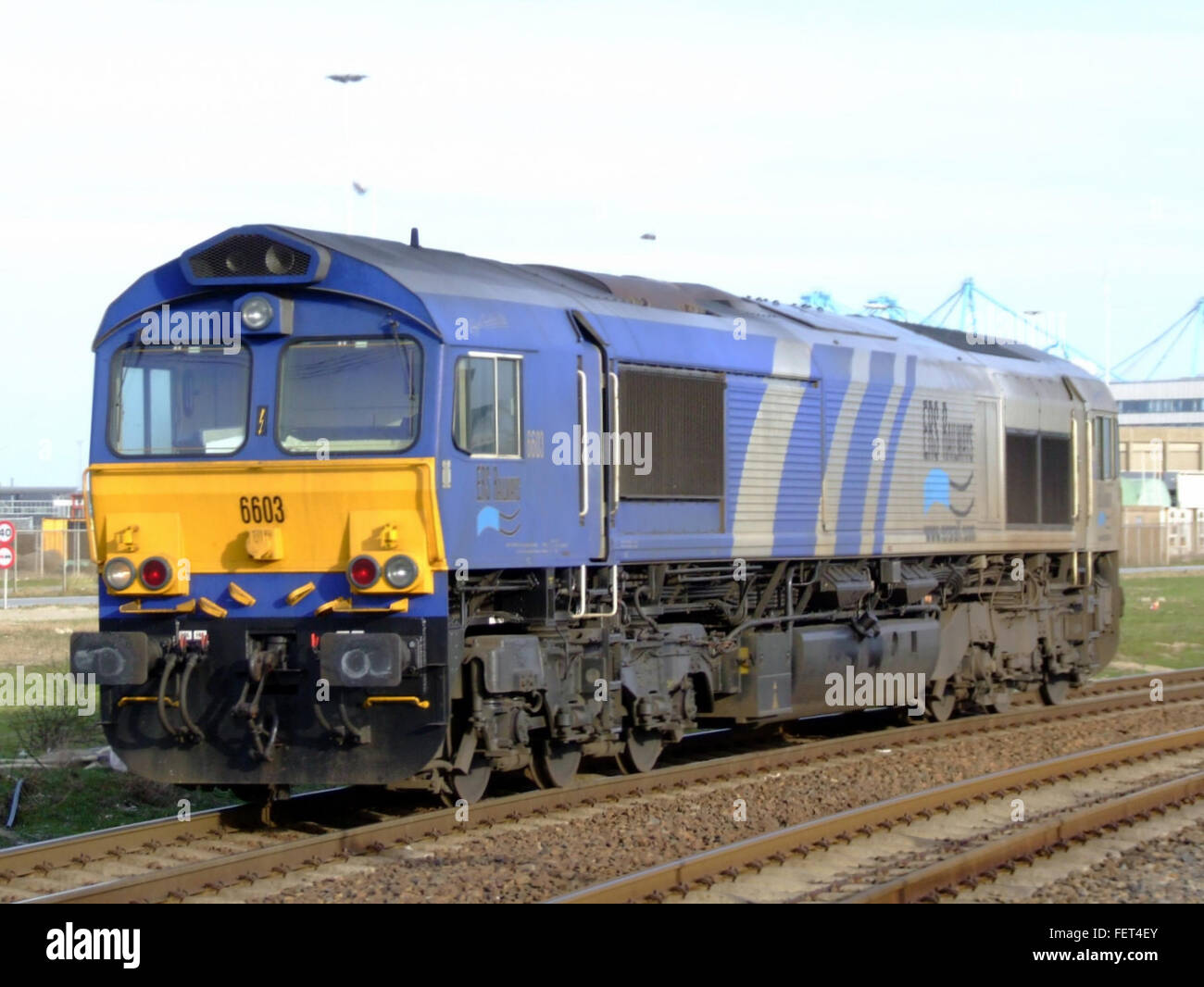 General Motors Electro-Motive Diesel Class 66 6603 Stockfotografie - Alamy