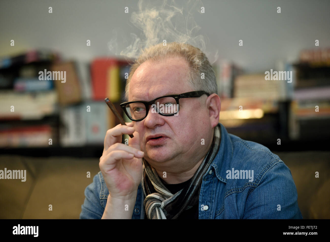 Sänger Heinz Rudolf Kunze im Gespräch mit der Dpa in seinem Haus in ...