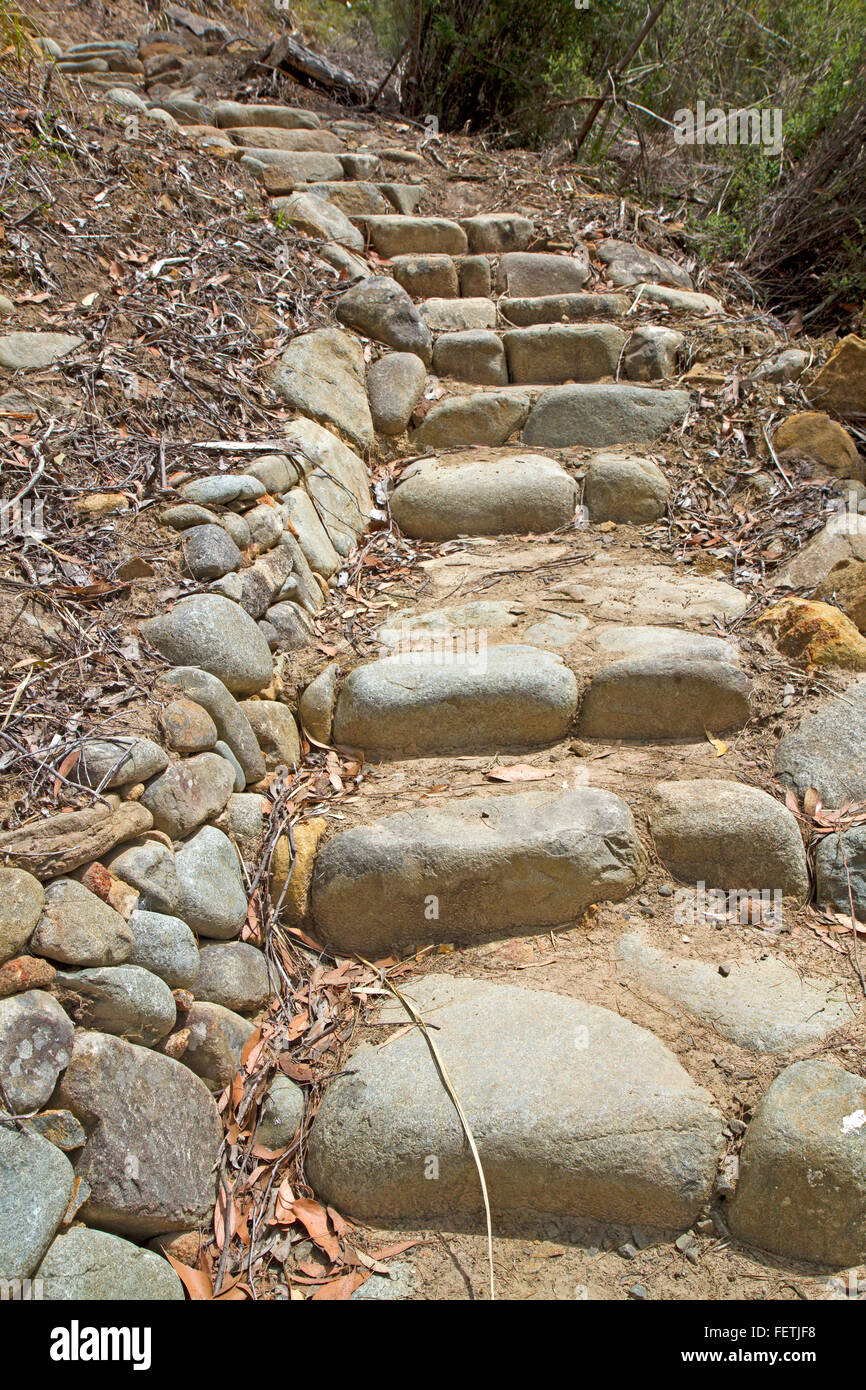 Rock-Treppe auf der drei Kaps-Strecke Stockfotografie - Alamy