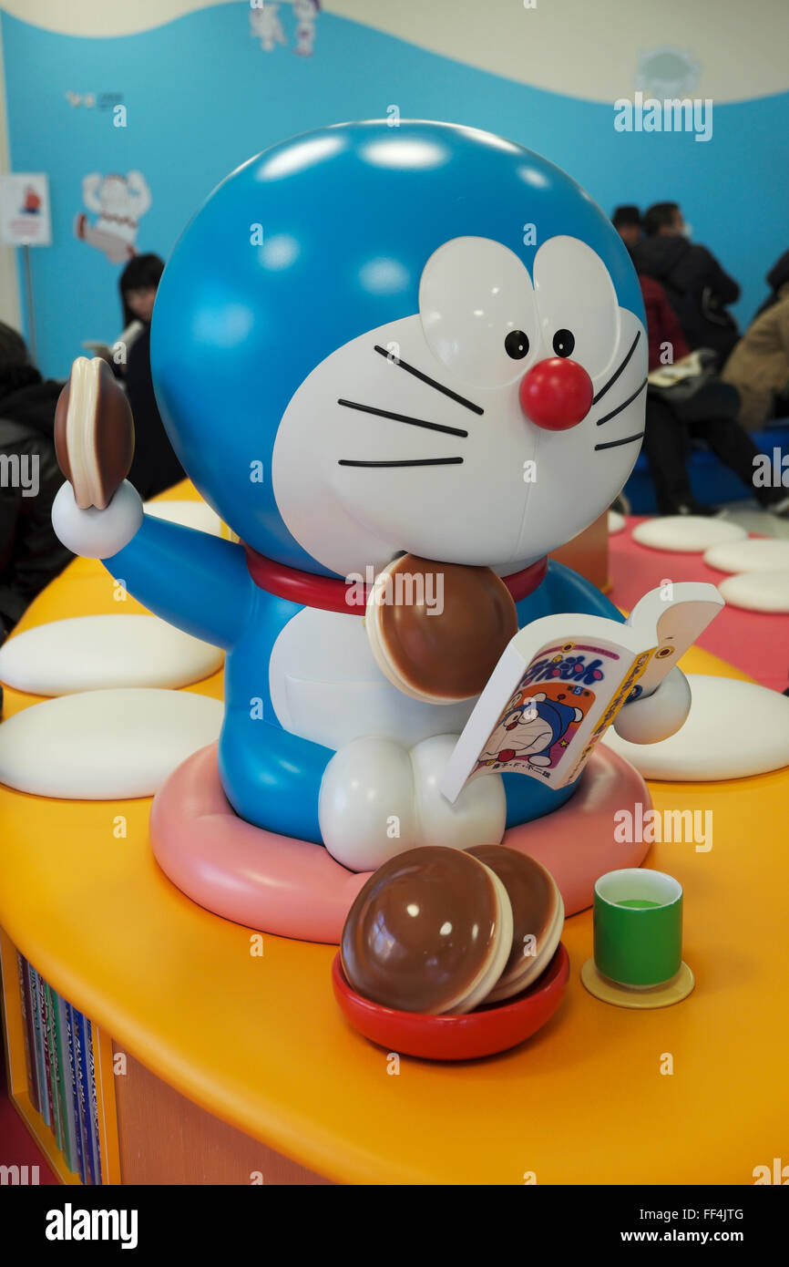 Doraemon Statue Fujiko F Fujio Museum, Kawasaki Stockfotografie - Alamy