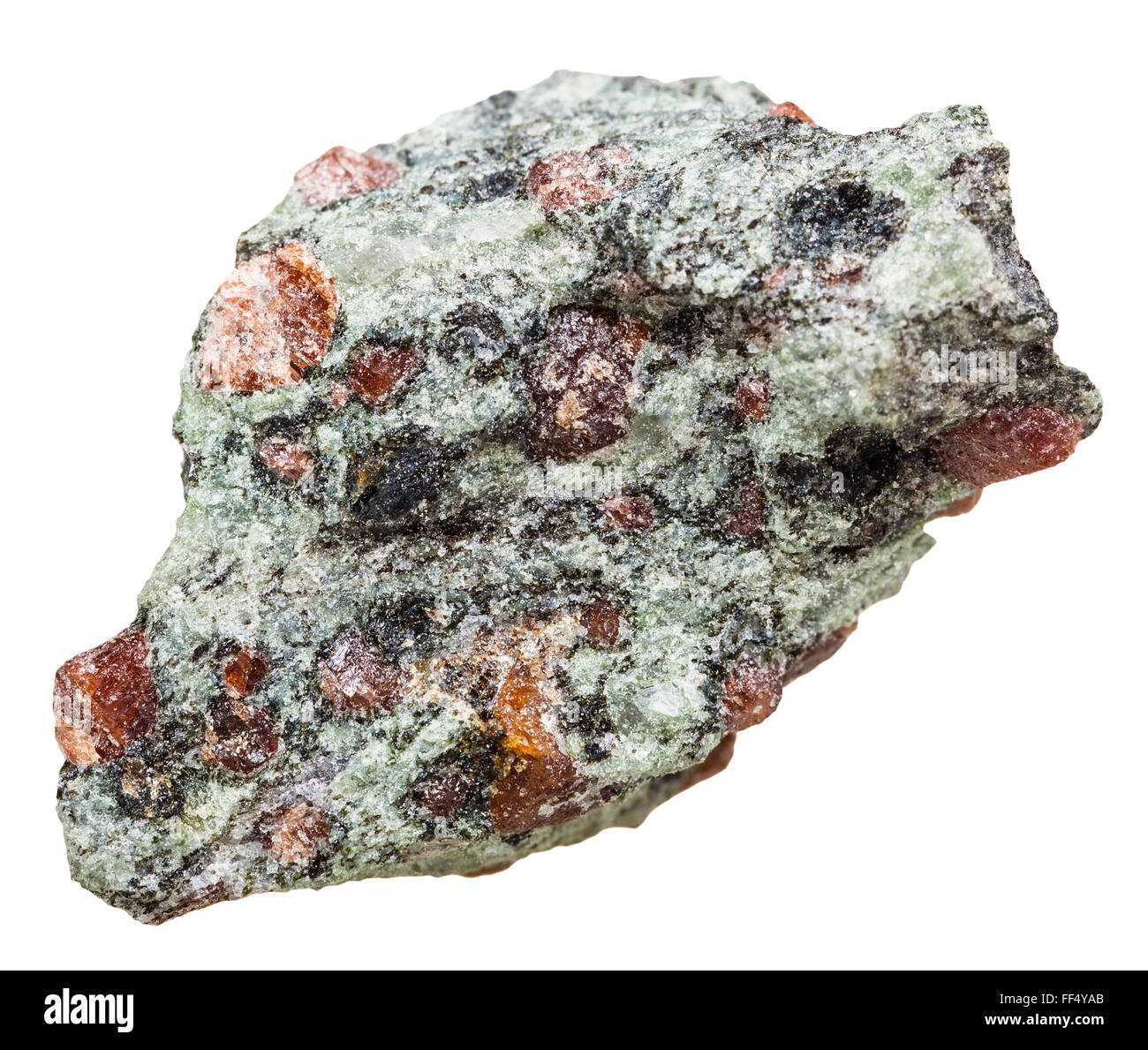 Makroaufnahmen von mineralischen Naturstein - kristallines Gestein ...