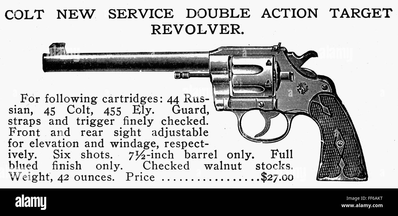 REVOLVER, 19. JAHRHUNDERT. /nColt neue Service Double Action Target ...