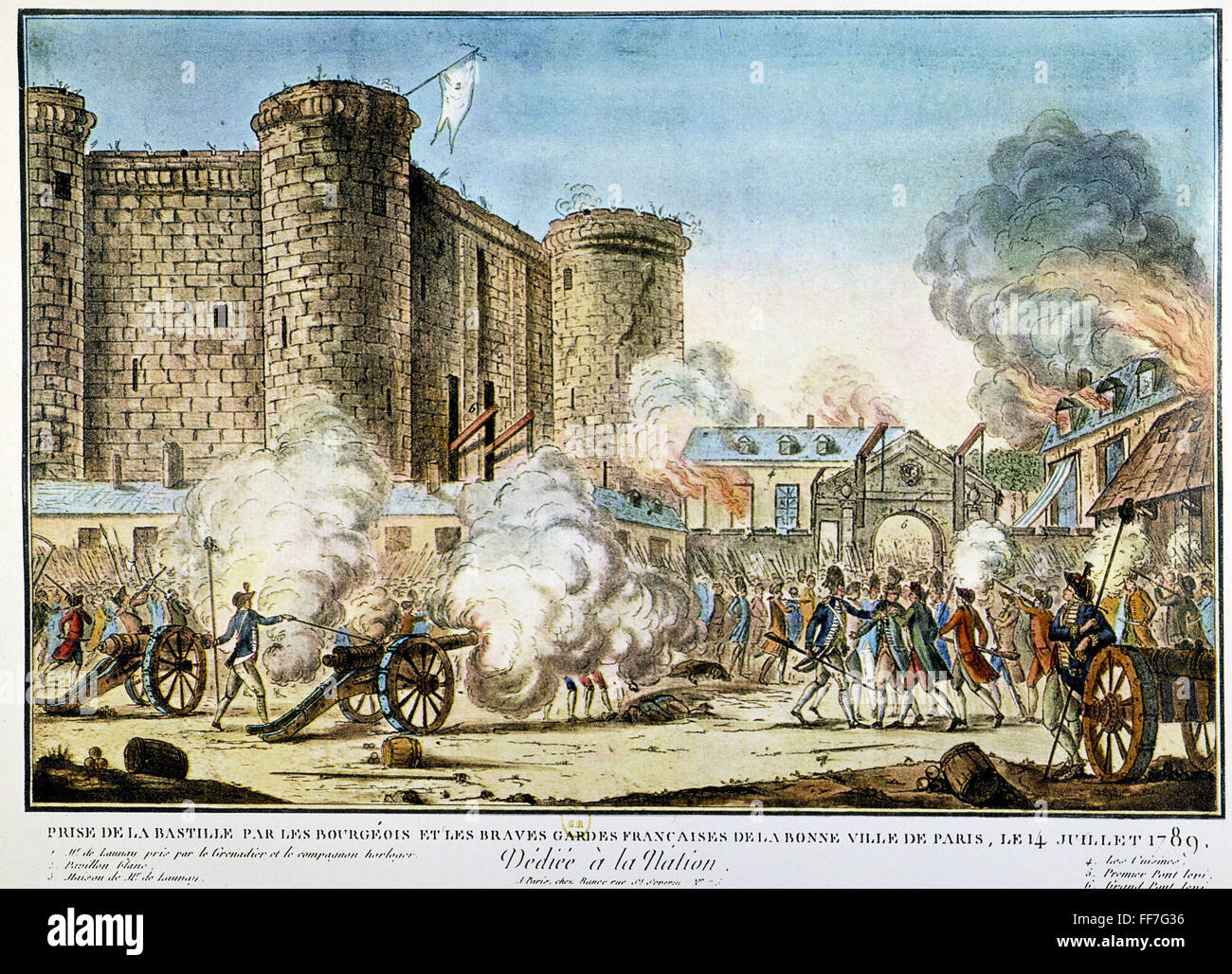 French revolution 1789 storming bastille -Fotos und -Bildmaterial in ...