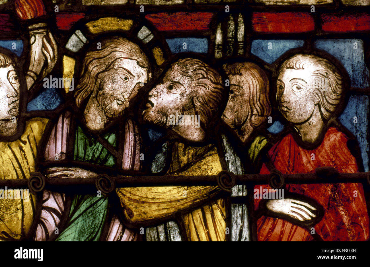 Judas iscariot judas kiss jesus Stockfotos und -bilder Kaufen - Alamy