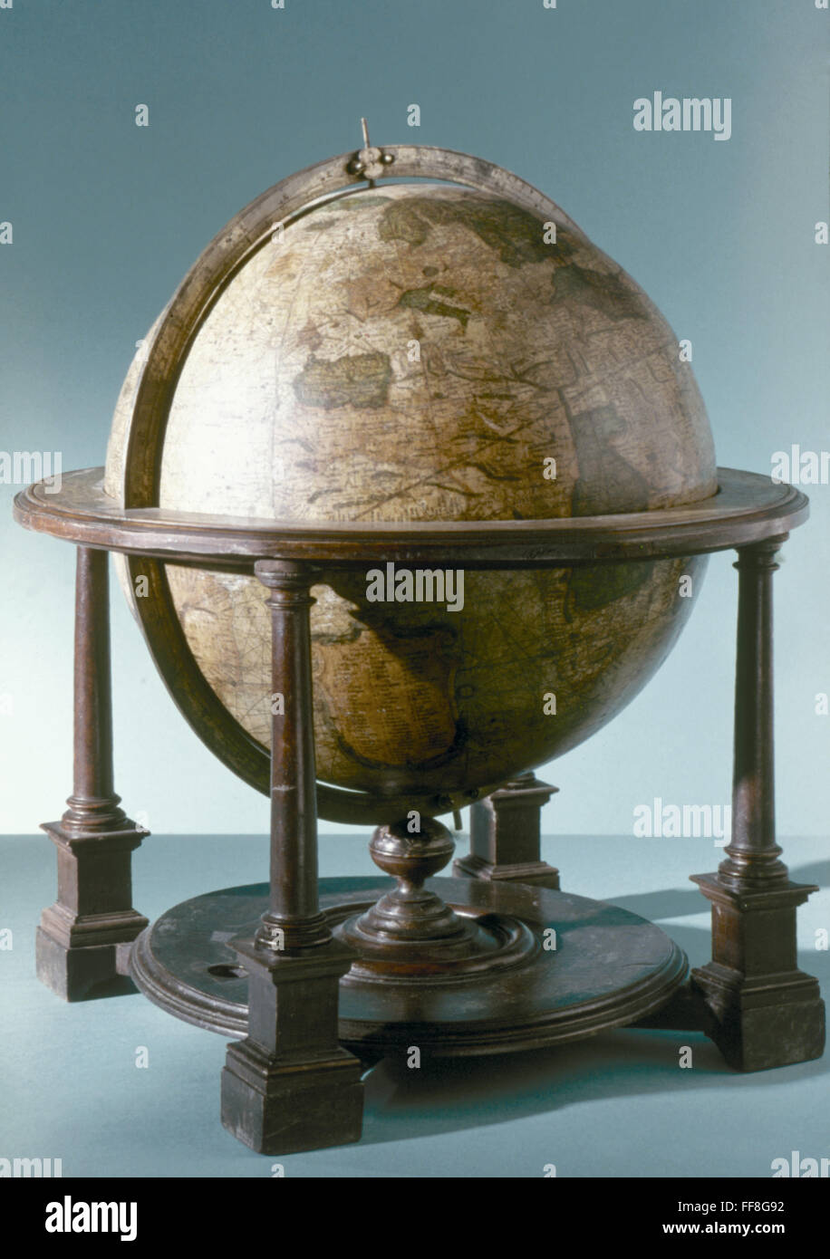 GLOBUS: MERCATOR, 1541. /nTerrestrial Globus von Gerhardus Mercator ...