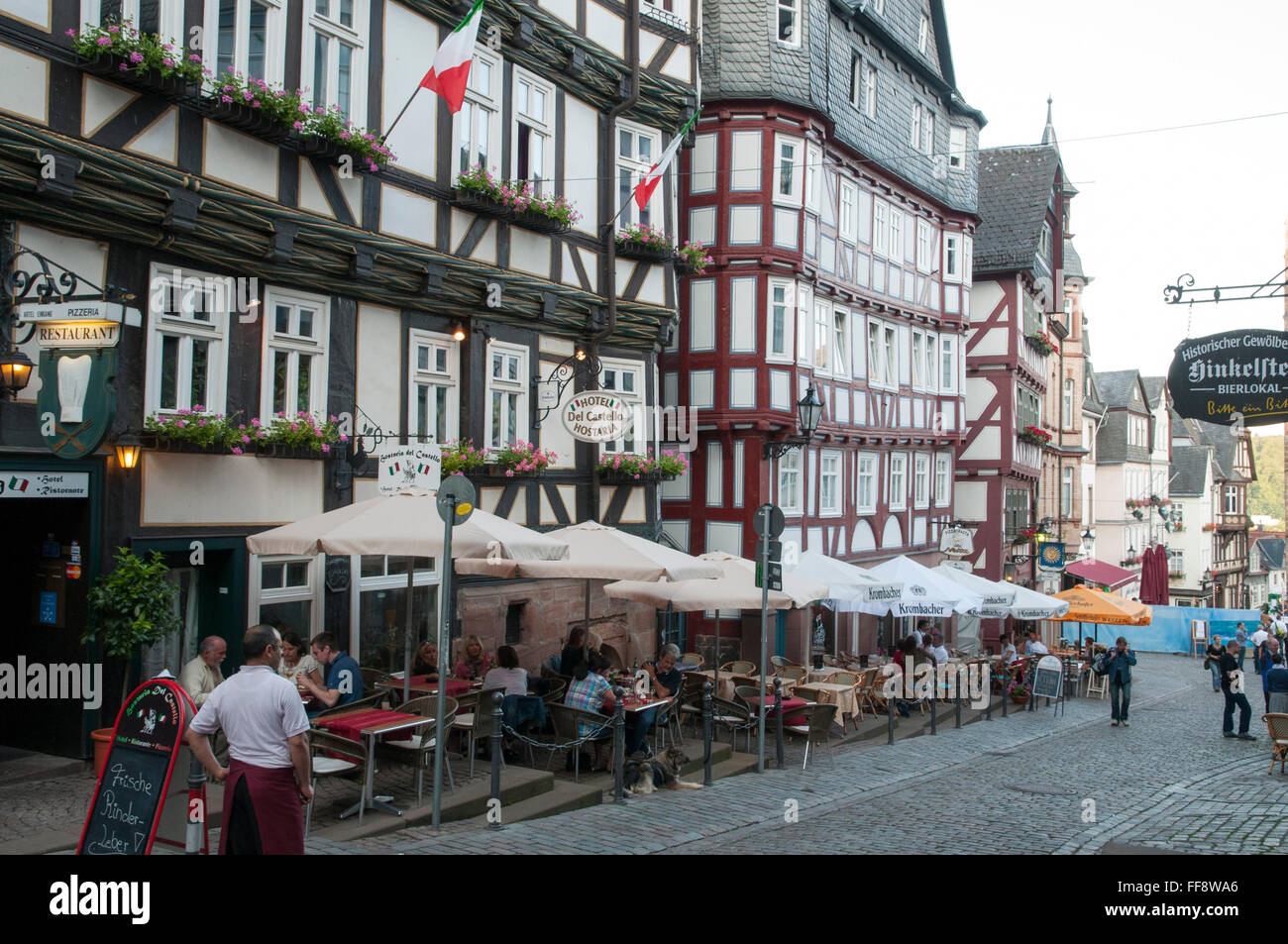 Pilgrimstein, Altstadt, Marburg, Hessen, Deutschland | alte Stadt ...