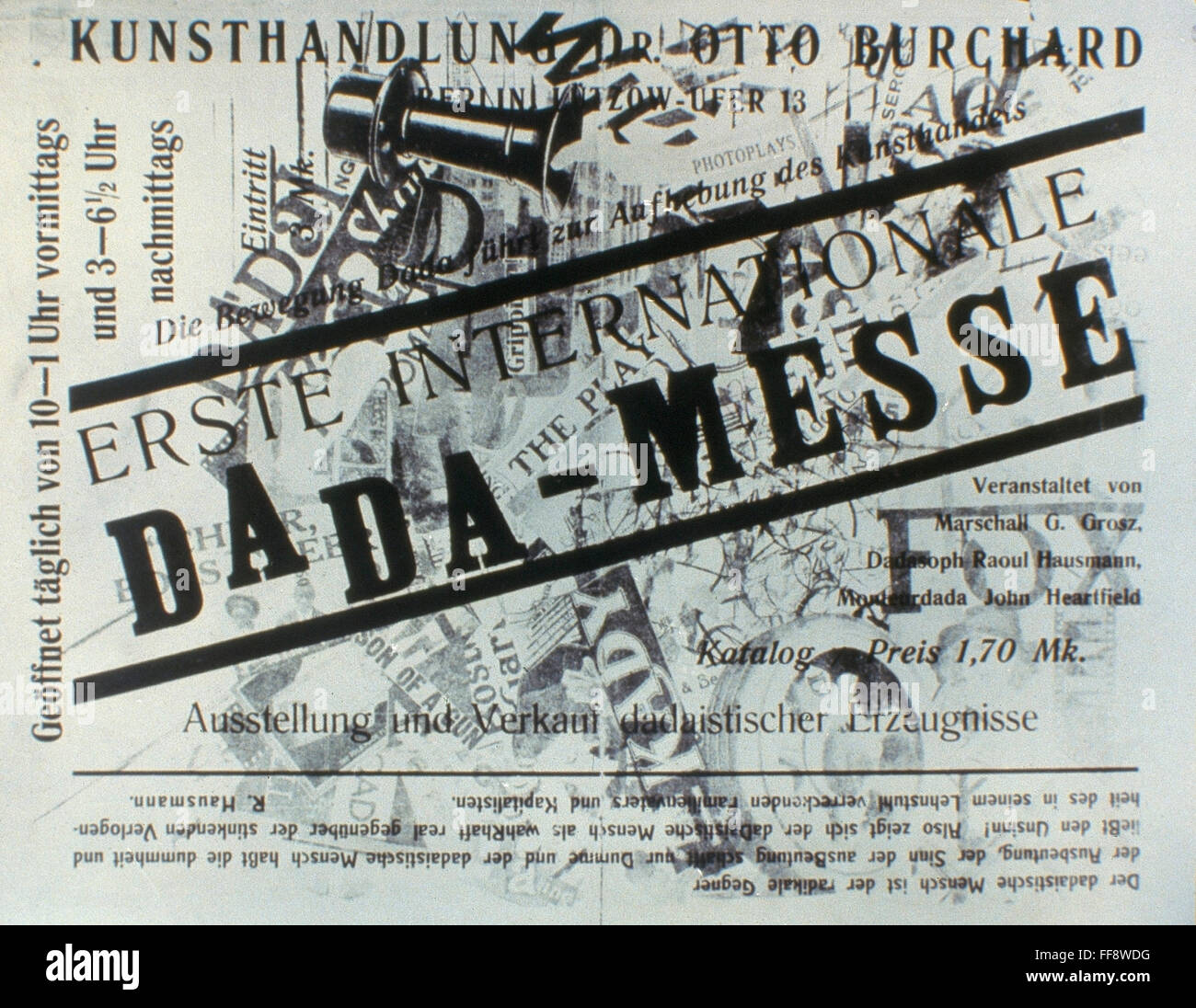 HEARTFIELD & GROSZ: DADA. /nCover des Katalogs für die erste ...
