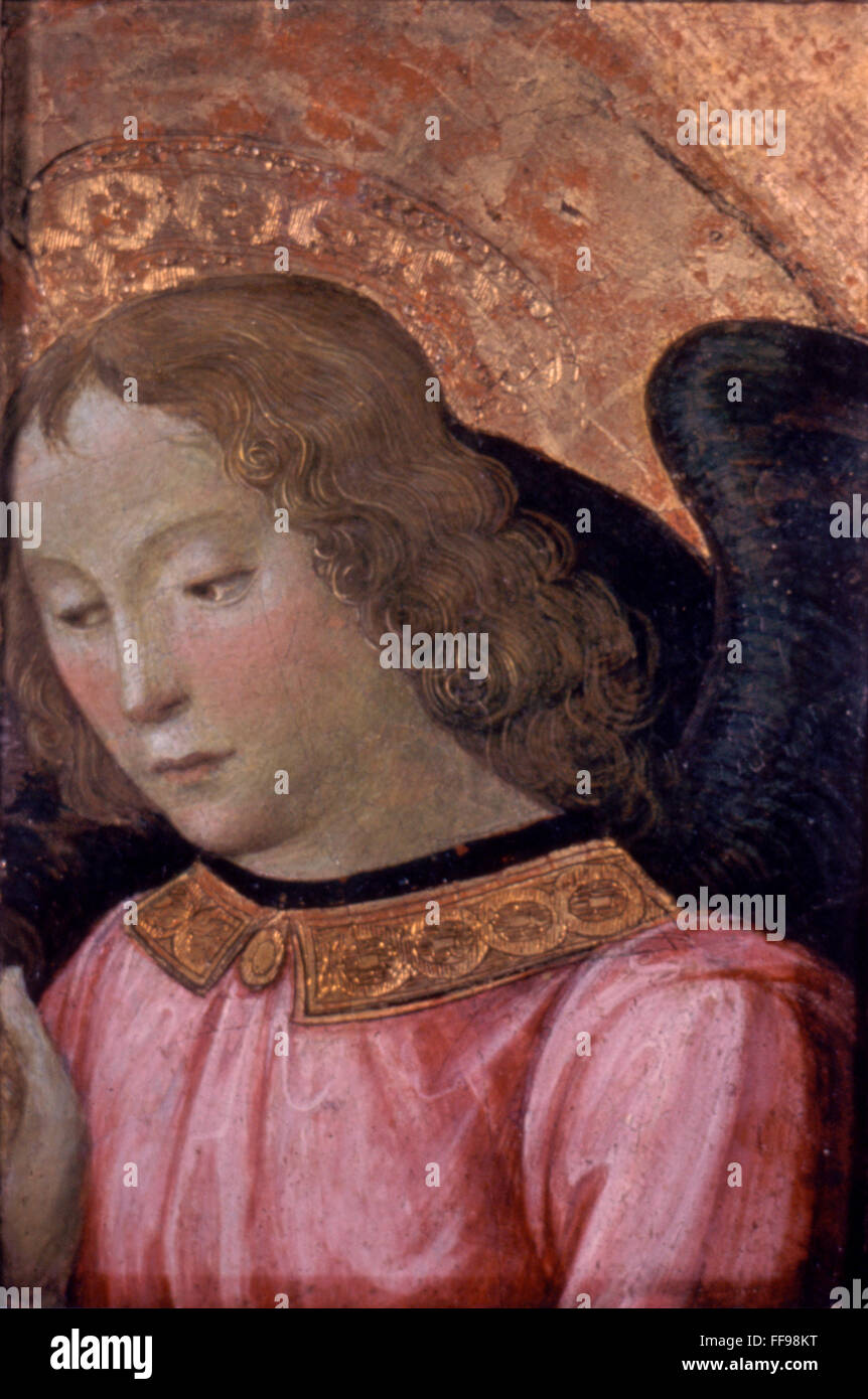 KOPF EINES ENGELS. /nAttributed, Gherardo di Giovanni. Panel ...