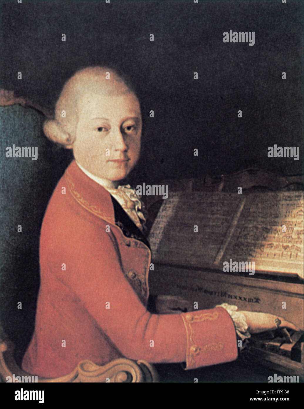 WOLFGANG AMADEUS MOZART /n(1756-1791). Österreichischer Komponist ...