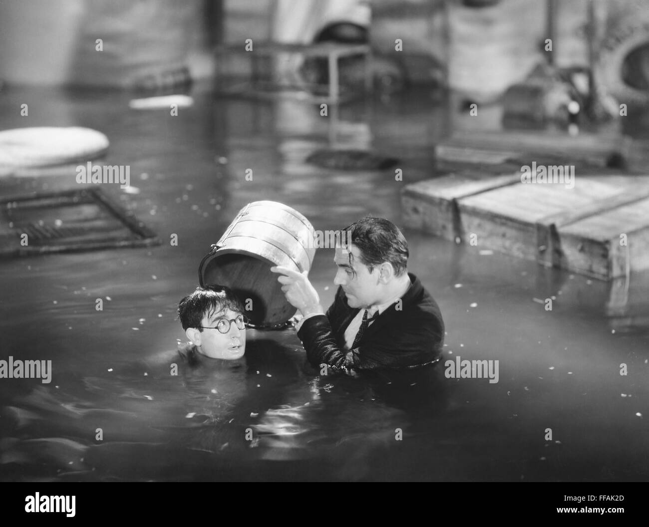 HAROLD LLOYD (1889-1971). /nAmerican Komiker. Lloyd in ein Standbild aus dem Film "Crazy Film ...