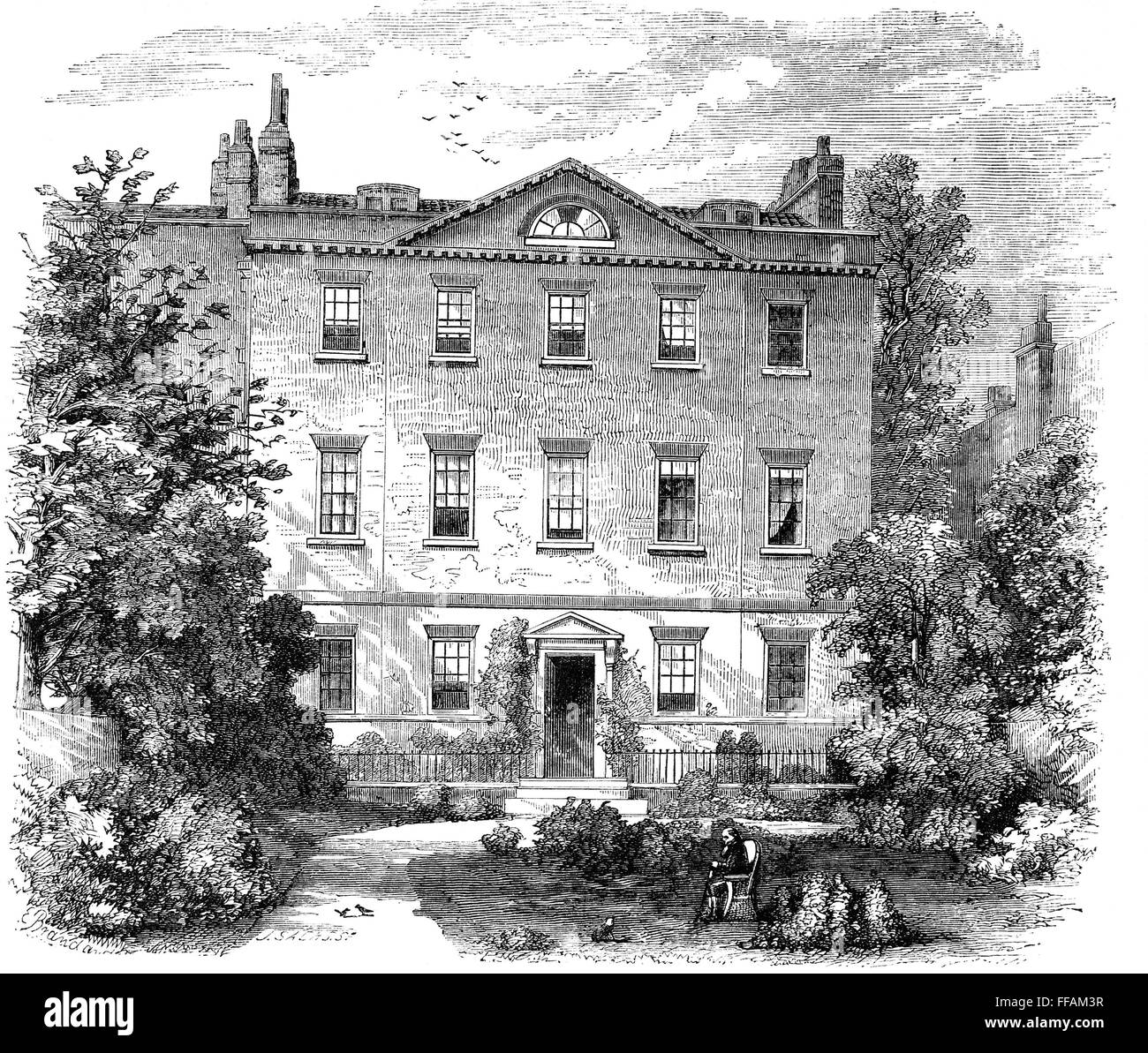 ISAAC NEWTON HOUSE. /nIsaac Newton Haus in Kensington, London, England ...