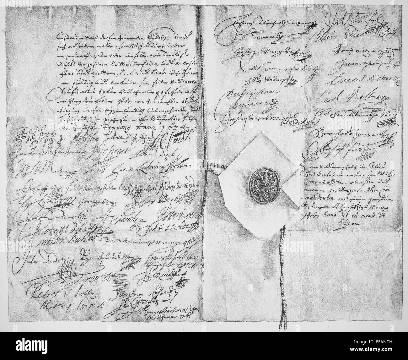 ALBRECHT von WALLENSTEIN /n(1583-1634). Österreichischer General ...