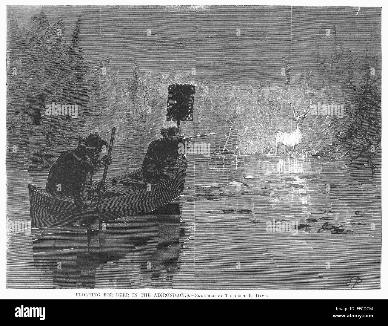 ADIRONDACKS: HIRSCHJAGD. /n'Floating für Rehe in den Adirondacks ...