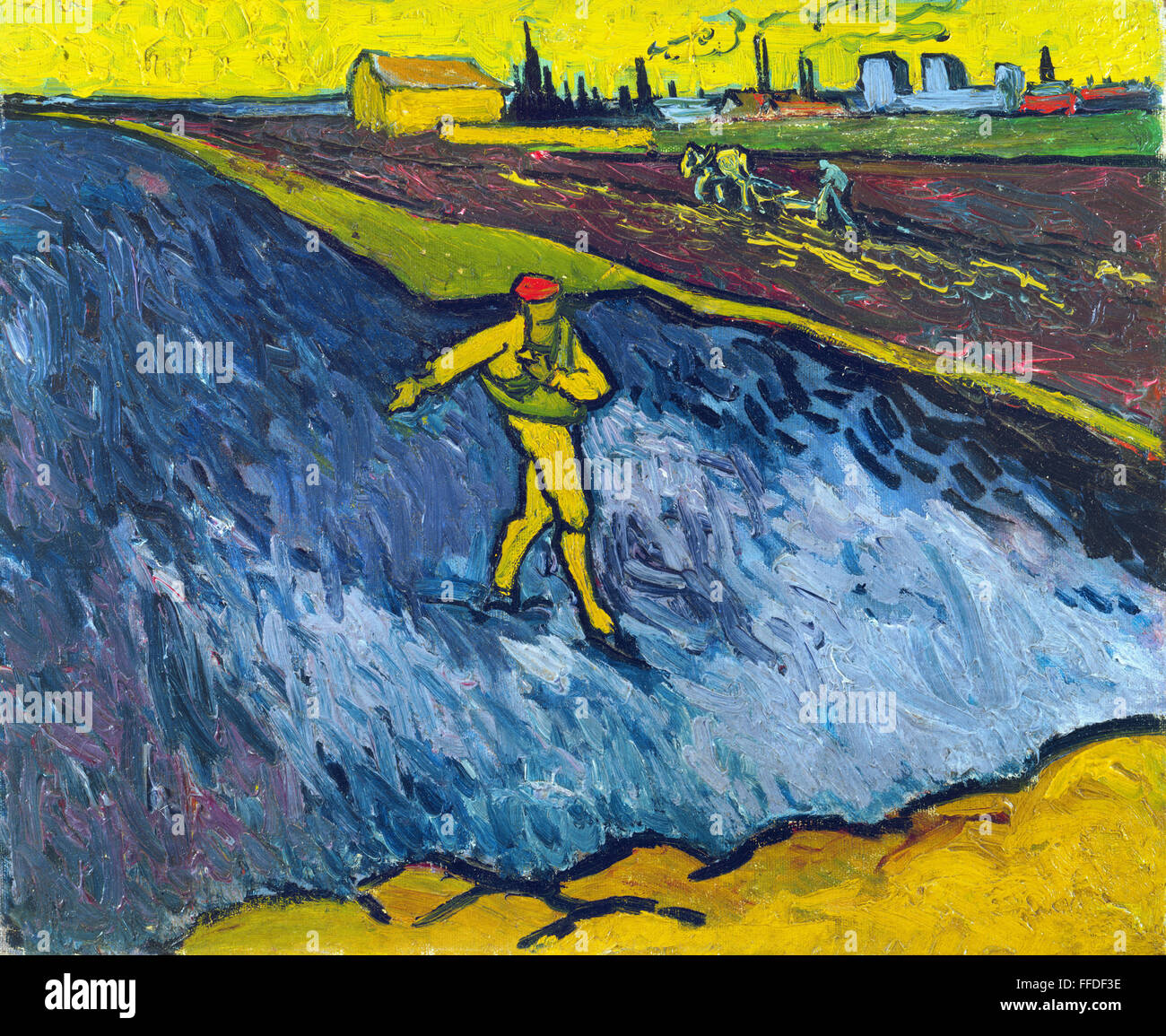 VAN GOGH: Der SÄMANN, c1888. /nOil auf Leinwand von Vincent Van Gogh ...