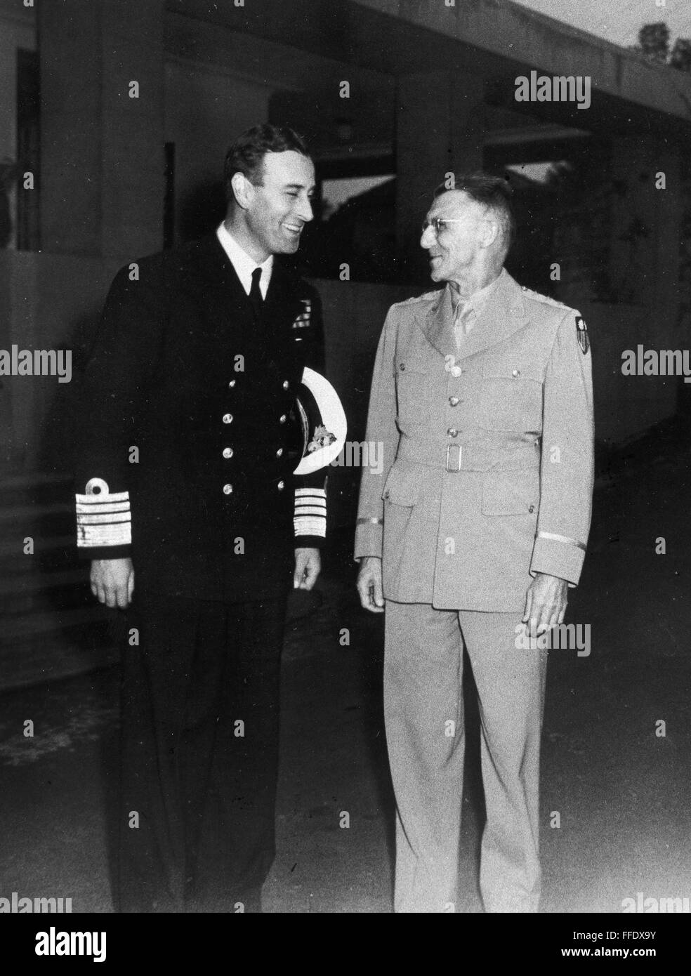 MOUNTBATTEN & STILWELL. /nVice Admiral Lord Louis Mountbatten ...