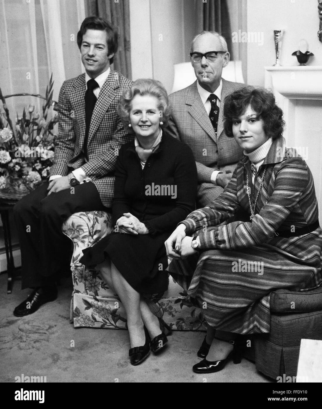 Margaret thatcher und familie -Fotos und -Bildmaterial in hoher ...