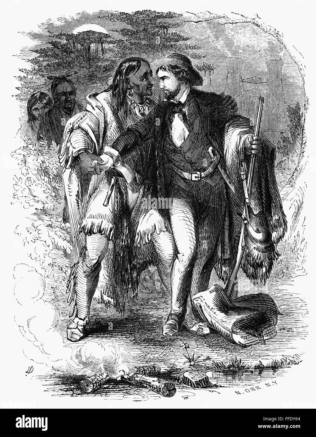 SAM HOUSTON & JOHN JOLLY. /nCherokee Chief John Jolly, auch bekannt als ...