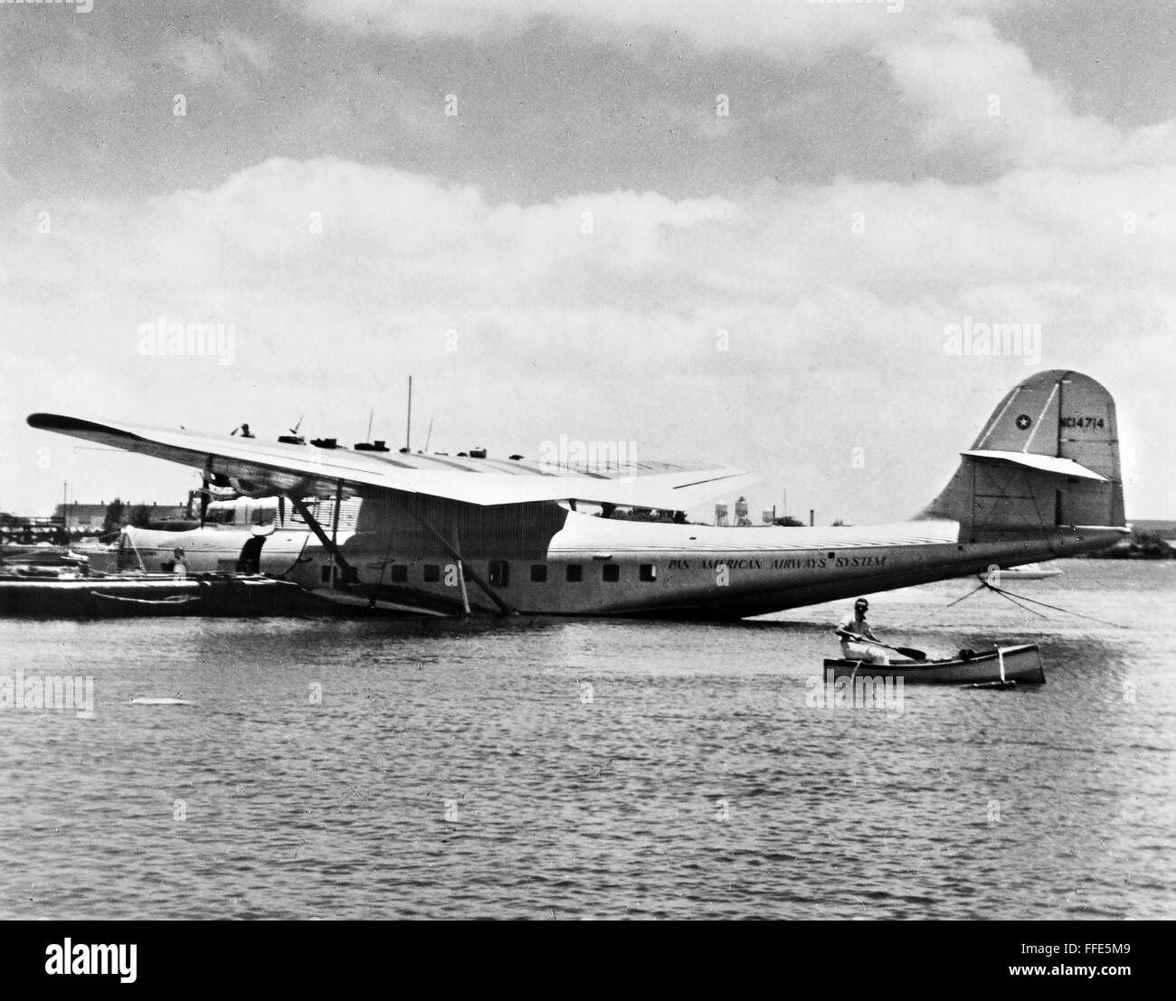 "HAWAII CLIPPER", 1936. NUM Pan American Martin M-130 Flugboot ...