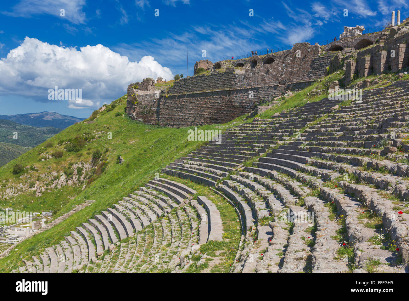 Pergamon Turkey Theatre Stockfotos und -bilder Kaufen - Alamy