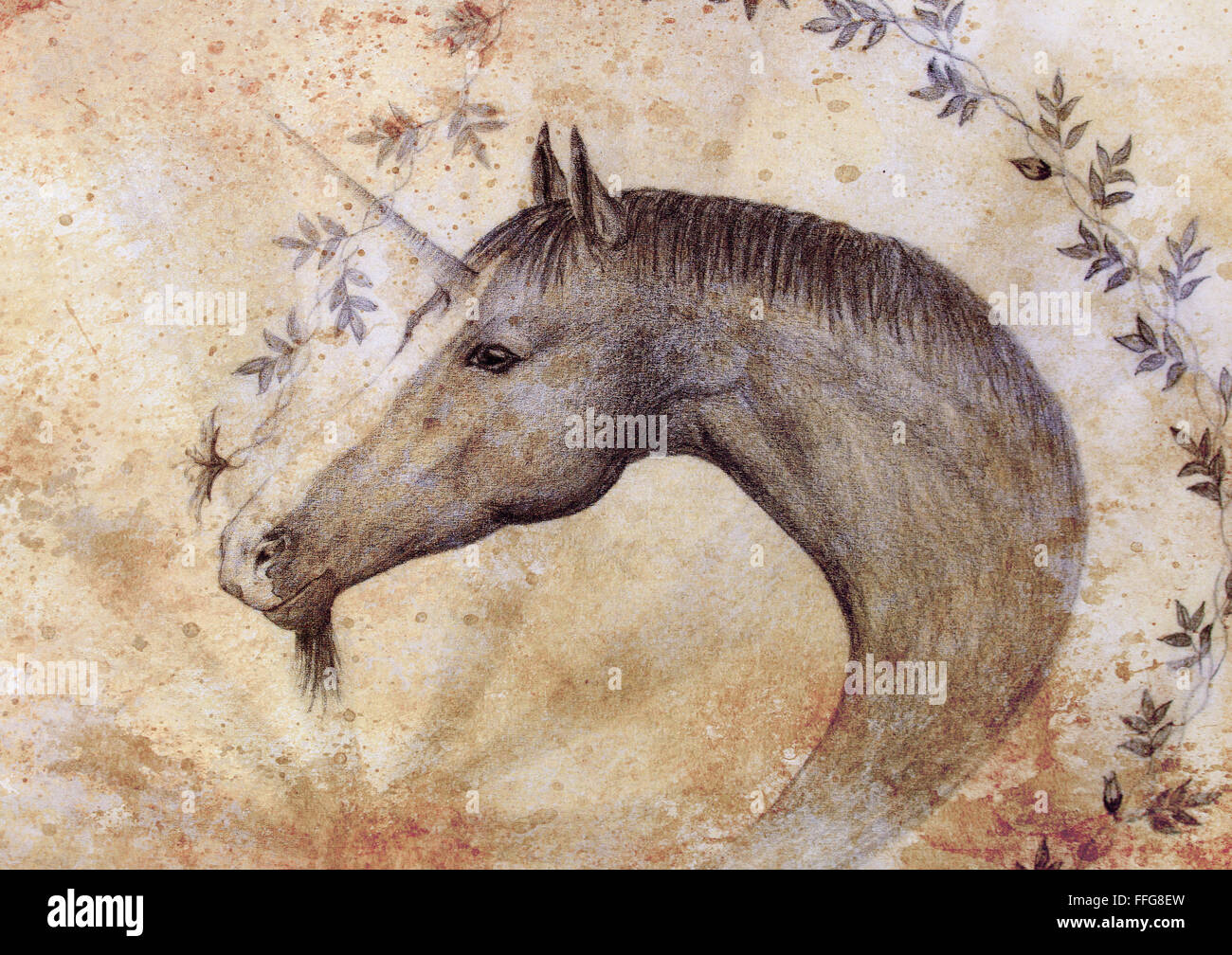 Einhorn gesicht malen -Fotos und -Bildmaterial in hoher Auflösung – Alamy