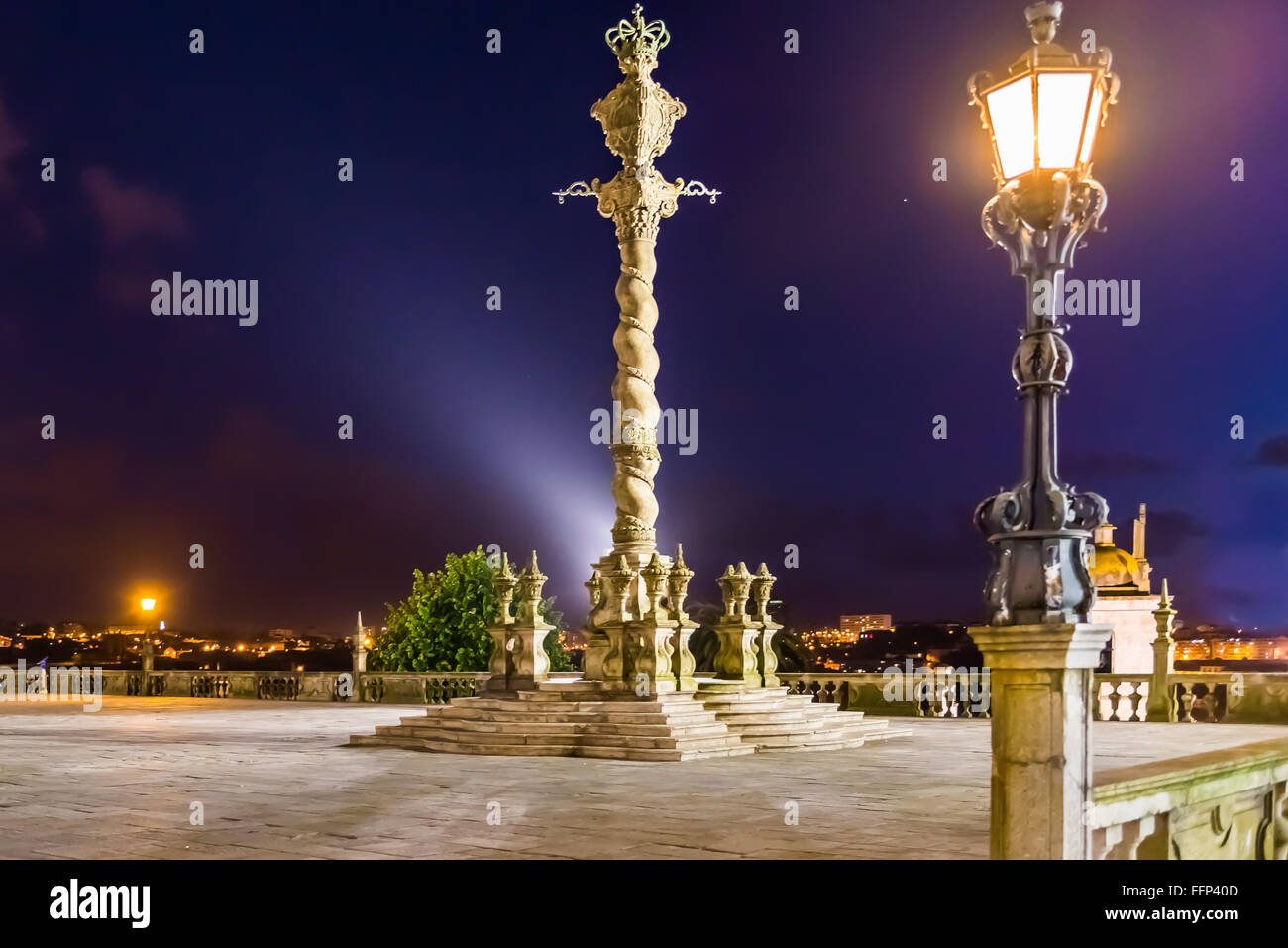 Der Pranger platziert in der Kathedrale von Porto Quadrat. Es bekannt ...