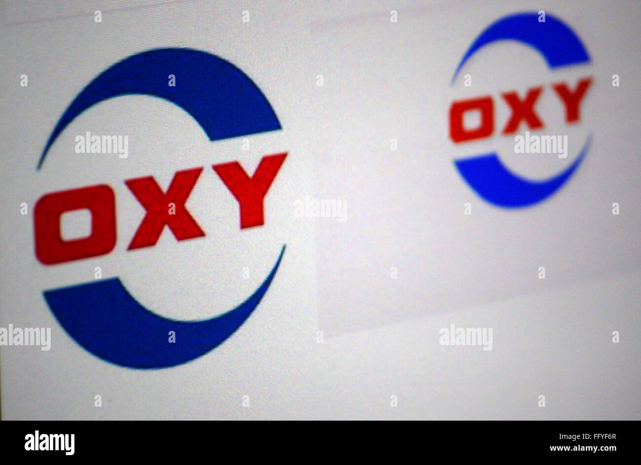 Oxy logo -Fotos und -Bildmaterial in hoher Auflösung – Alamy