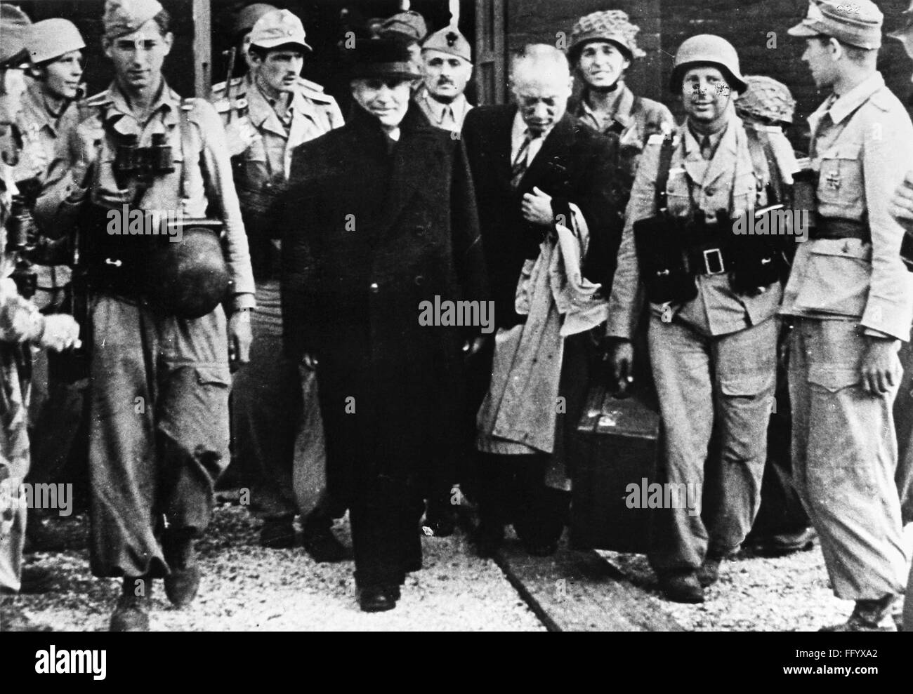 BENITO MUSSOLINI /n(1888-1945). Italienischen Diktators. Mussolini ist ...