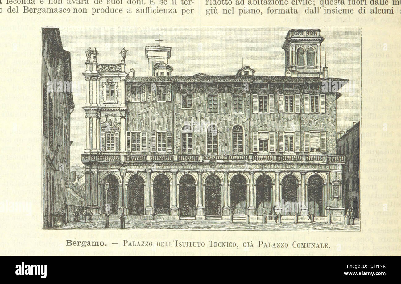 „L'Italia geografica illustrata“ ist ein italienisches Vintage-Buch ...