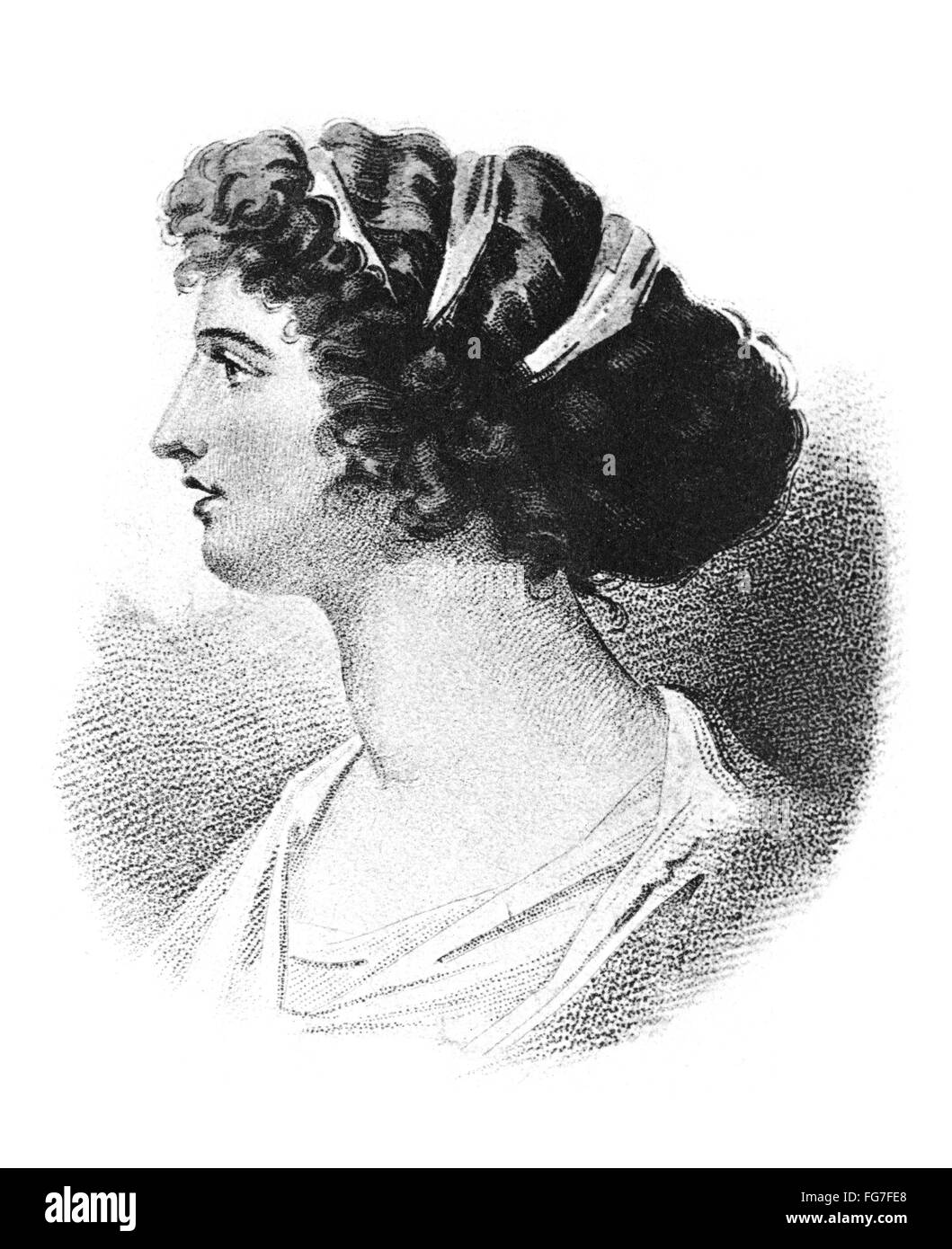 LADY EMMA HAMILTON /n(1765-1815). Emma Hamilton Hart; nΘe Amy Lyon ...