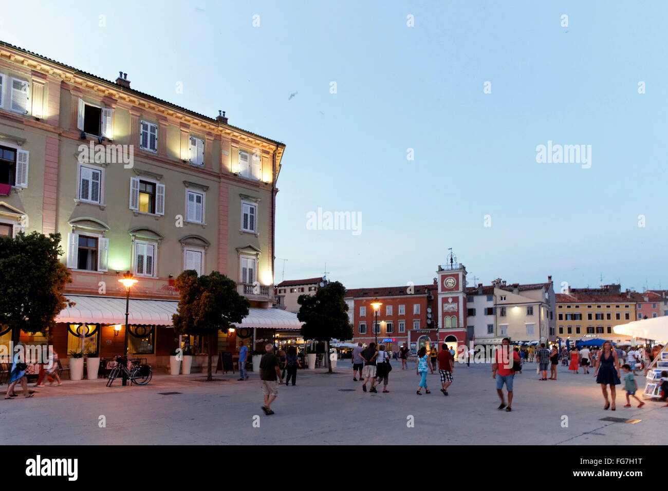 Geographie/Reisen, Kroatien, Istrien, Rovinj, Uferpromenade Obala Pina ...