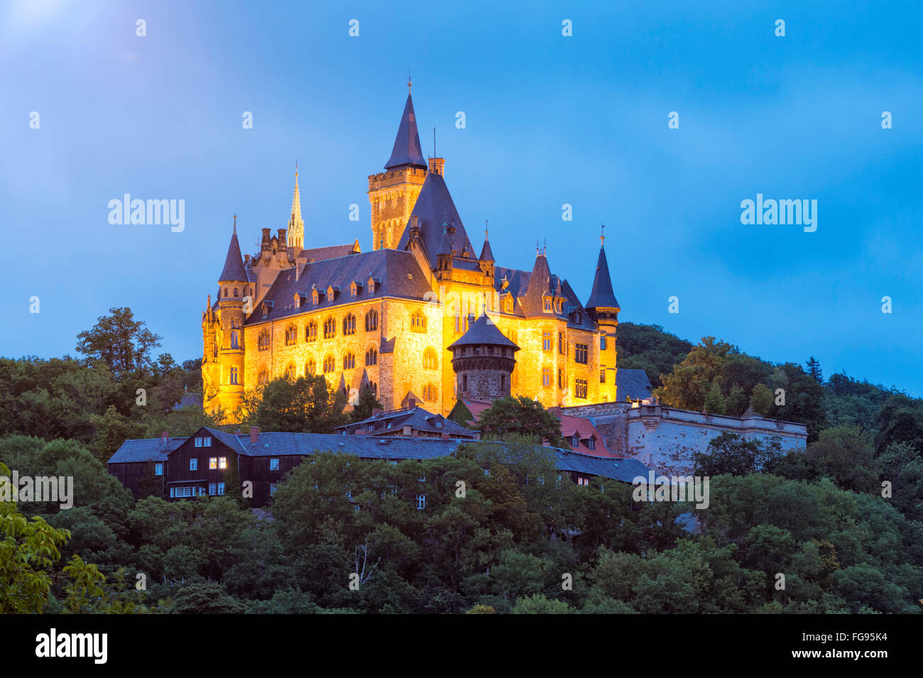 Wernigerode am abend -Fotos und -Bildmaterial in hoher Auflösung – Alamy