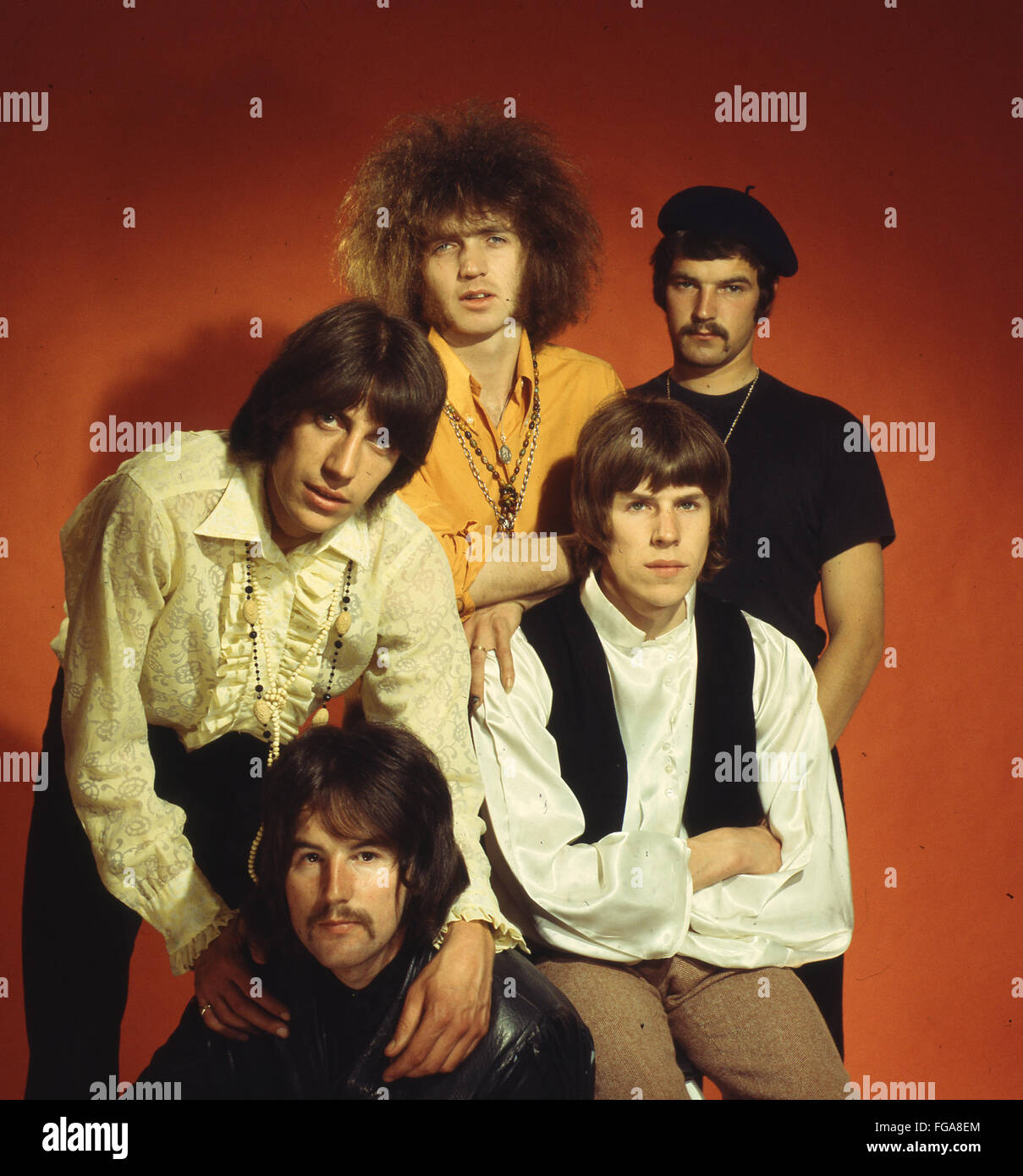 AMORS INSPIRATION englischen pop-Gruppe über 1968. Im Uhrzeigersinn von ...