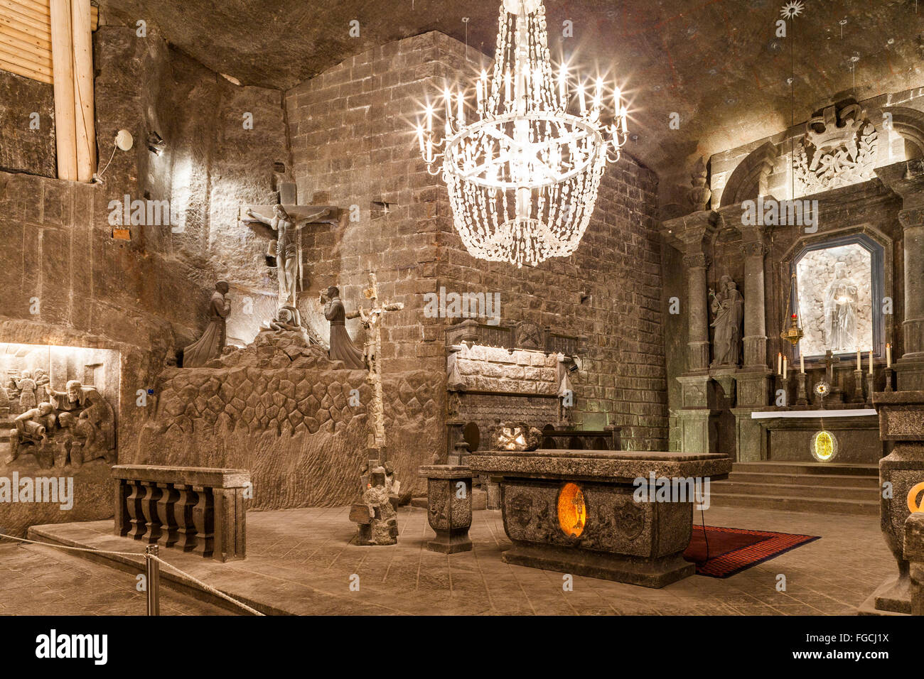 Die Kapelle St. Kinga ist die berühmteste Kammer in unterirdische ...