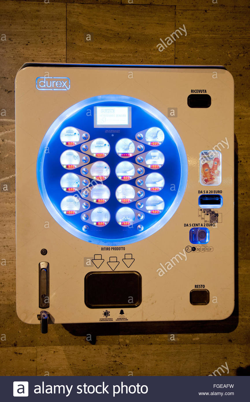 Condom Condoms Vending Machine Stockfotos und -bilder Kaufen - Alamy