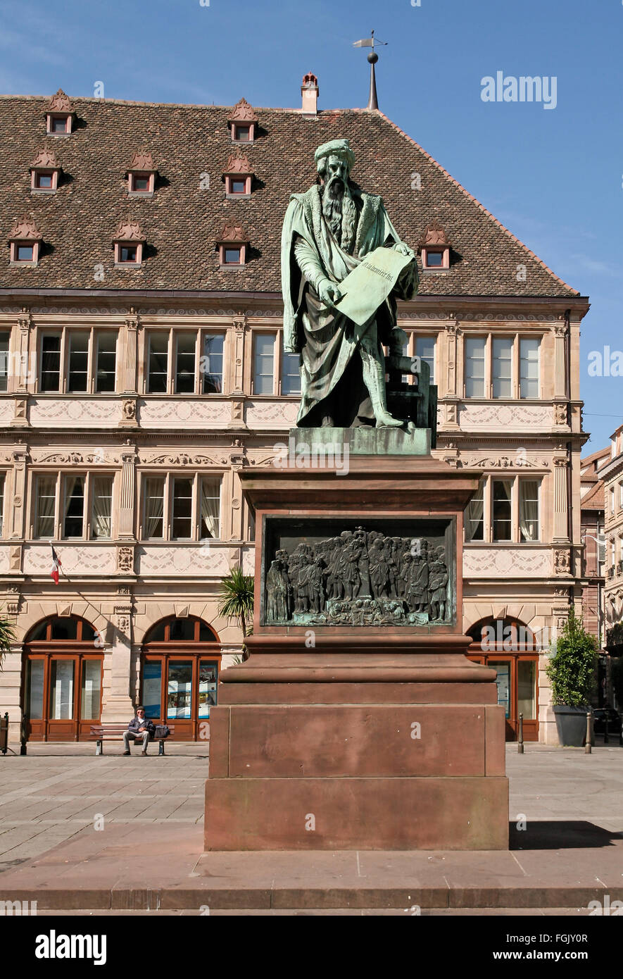 Johannes gutenberg bronze statue -Fotos und -Bildmaterial in hoher ...