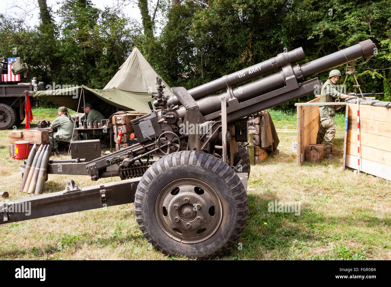 Krieg und Frieden zeigen, England. Vietnam Krieg Re-enactment. American ...